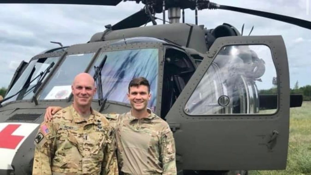 Blackhawk helicopter flyover marks end of a career for National Guard ...