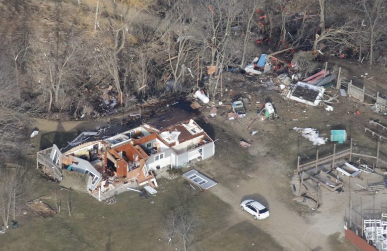 Drone images reveal extent of devastation in tornado’s wake in southern ...