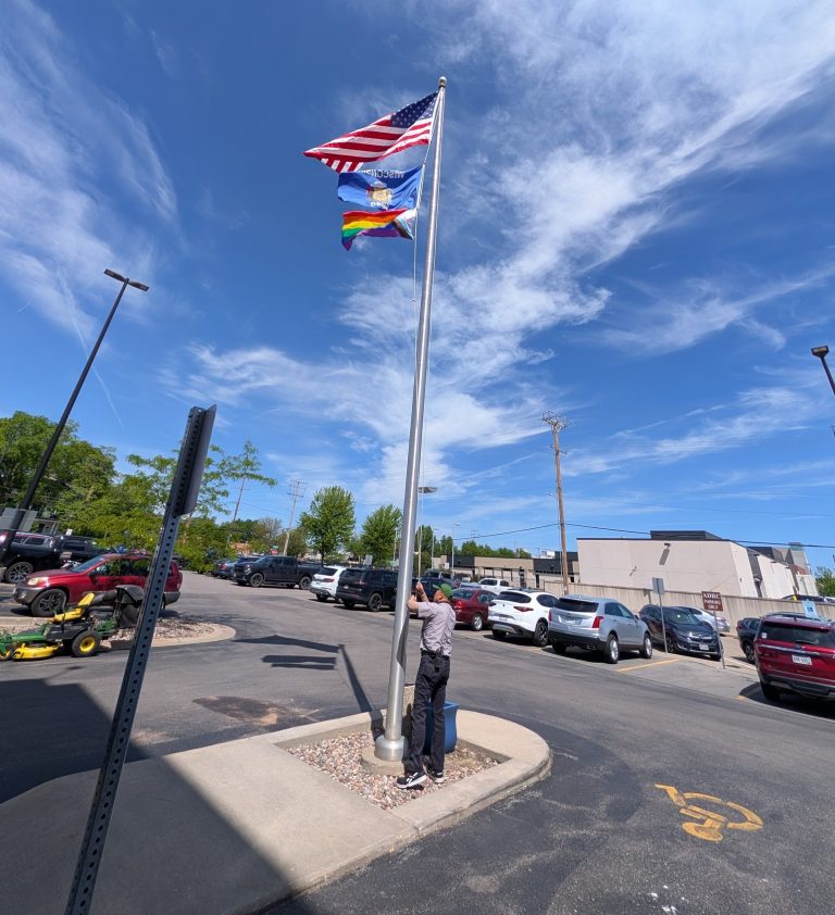 Pride flag returns after burning attempt - Kaukauna Community News